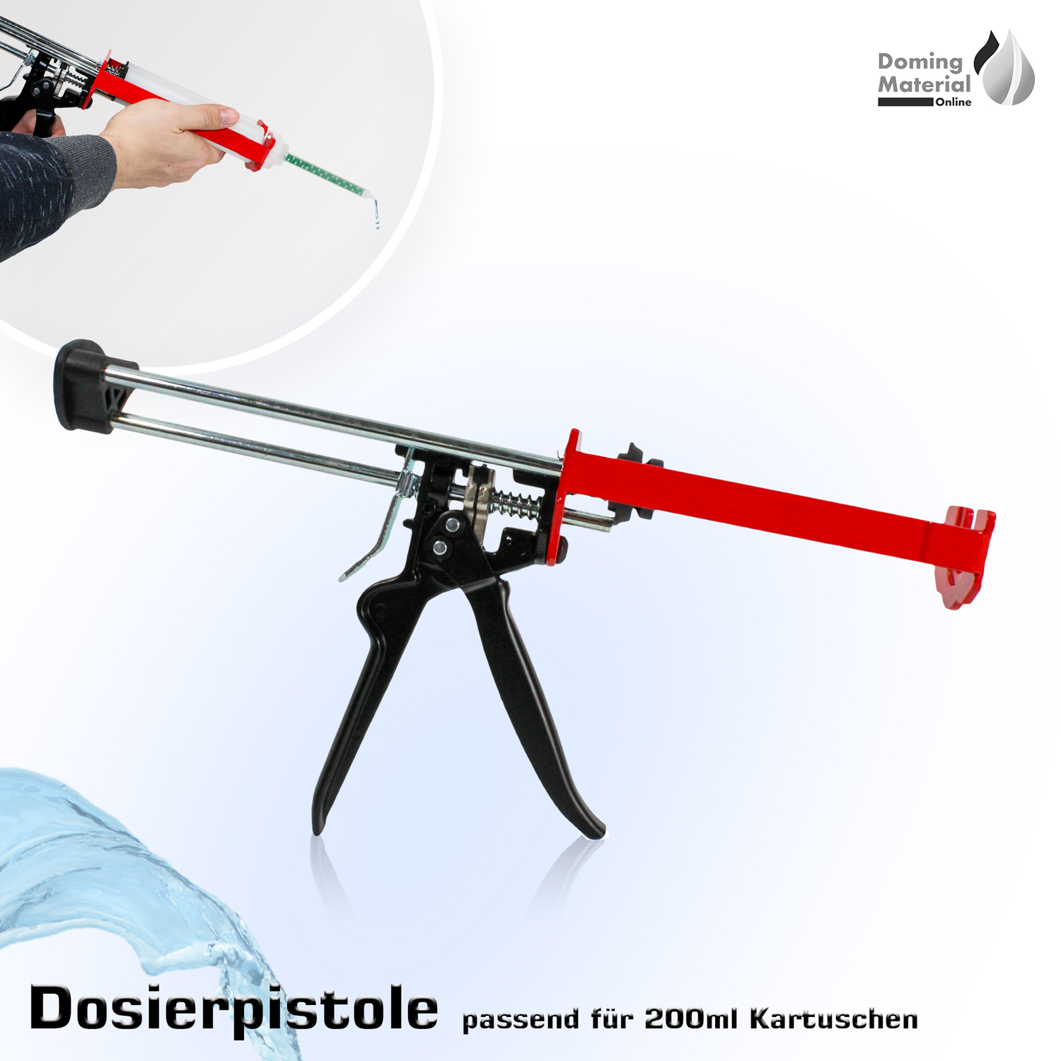 Dosierpistole (für 200ml Kartuschen) | Doming Material